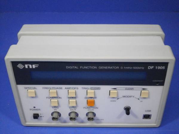 NF DF1905 DIGITAL FUNCTION GENERATOR 0.1mHz-500kHz(アマチュア無線)｜売買されたオークション情報、yahooの商品情報をアーカイブ公開 ...
