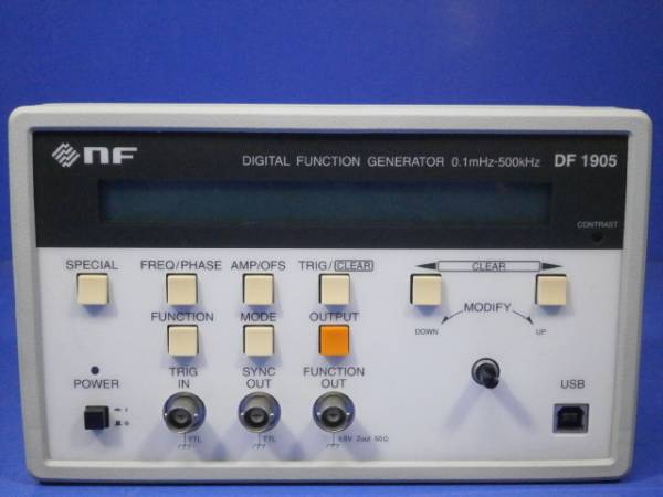 NF DF1905 DIGITAL FUNCTION GENERATOR 0.1mHz-500kHz(アマチュア無線)｜売買されたオークション情報、yahooの商品情報をアーカイブ公開 ...