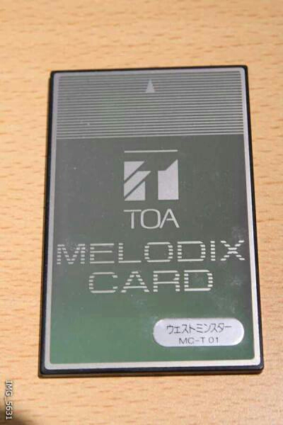 TOA メロディクスカード MELODIX CARD MC-T01(チャイム)｜売買されたオークション情報、yahooの商品情報をアーカイブ ...