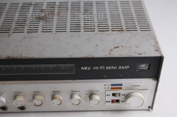 TB526ミニアンプ NEC HI-FI MINI AMP MA-323 ジャンク/真空管 /昭和レトロ/ヴィンテージ/パーツ/古道具 ...