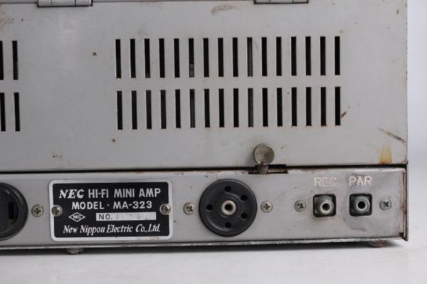 TB526ミニアンプ NEC HI-FI MINI AMP MA-323 ジャンク/真空管 /昭和レトロ/ヴィンテージ/パーツ/古道具 ...