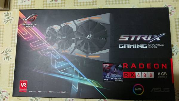 ASUS ROG STRIX-RX480-O8G-GAMING 使用薄(PCI Express)｜売買されたオークション情報、yahooの商品 ...