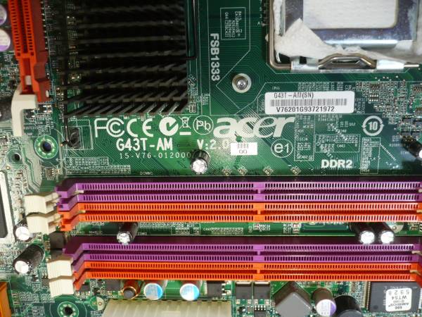 ACER G43T-AM V2.0 GATEWAY抜き LGA775 BIOSOK(PC/AT互換機)｜売買されたオークション情報、yahoo ...