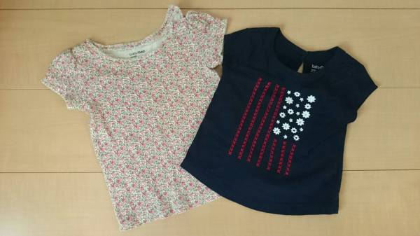 babyGap GAP 半袖Tシャツ トップス 2枚セット まとめ 小花柄 刺繍 80cm 90cm 女の子(半袖Tシャツ)｜売買されたオークション情報、yahooの商品情報をアーカイブ公開 ...