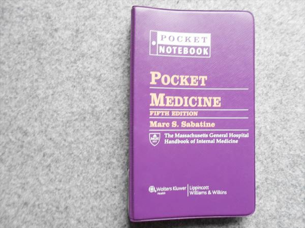II70-143 LWW POCKET MEDICINE FIFTH EDITION Marc S.Sabatine(薬学)｜売買された ...