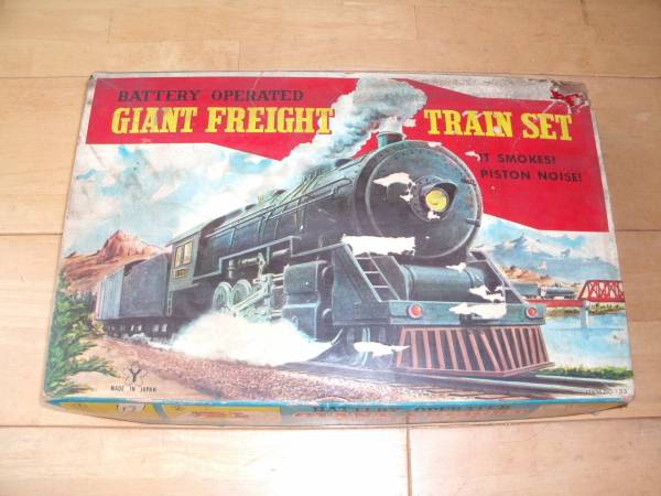 ヨネザワ GIANT FREIGHT TRAIN SET ジャンク 貨物列車 電車 ブリキ(鉄道)｜売買されたオークション情報、yahooの ...