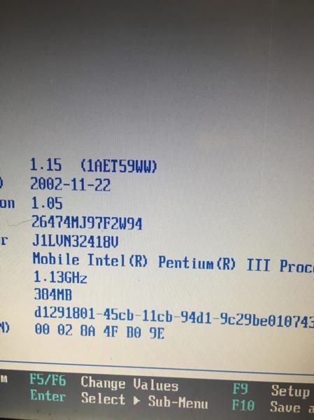 BIOS起動OK IBM ThinkPad シンクパッド type 2647 ジャンク品 純正ACアダプター Windows 2000 ...