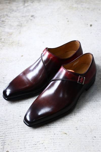 MAGNANNI マグナーニ 15141 モンクストラップ ARCADUO TRASERA ROJOCAOBA 茶赤 6.5 39(靴)｜売買 ...