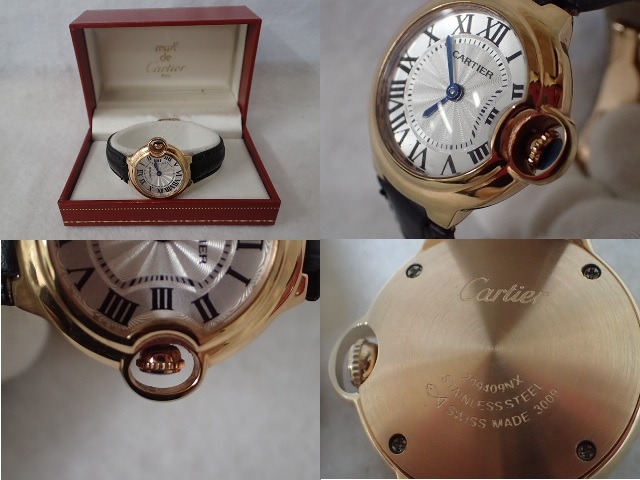 カルティエ レディース腕時計 バロンブルー 209409NX 電池交換済み 作動します(その他)｜売買されたオークション情報、yahooの商品 ...