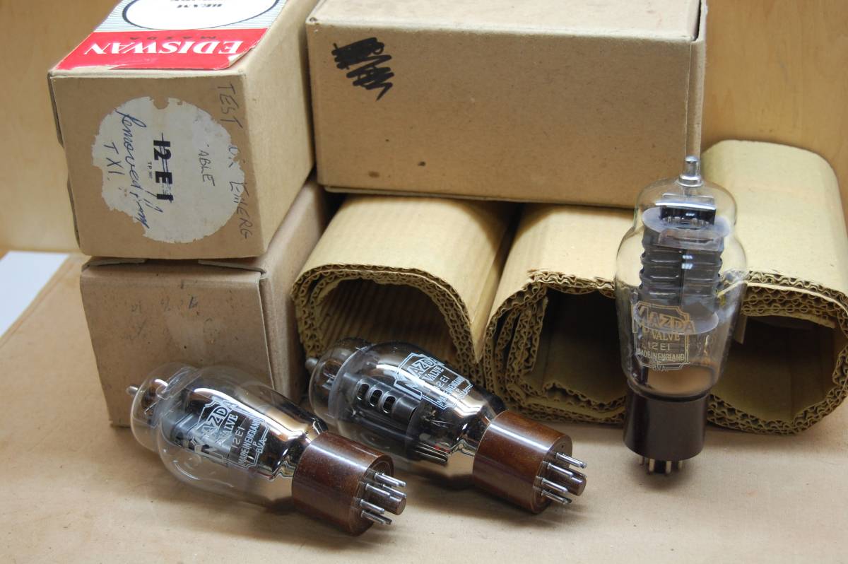 真空管 EDISWAN MAZDA 12E1/CV345 in Gvt. Box NOS pair+1pc. 3pcs.(真空管)｜売買された ...