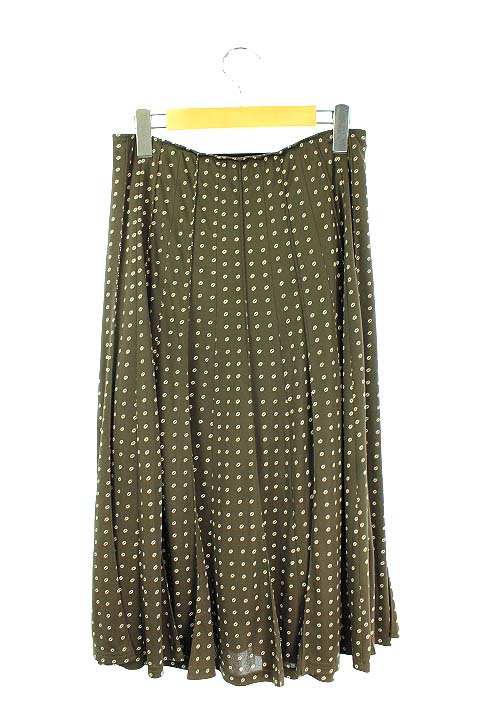 L'EQUIPE YOSHIE INABA スカート ロング フレア 総柄 40 茶(ヨシエイナバ)｜売買されたオークション情報、yahooの商品情報をアーカイブ公開 - オークファン ...