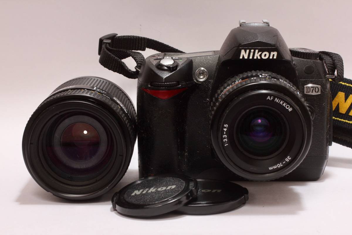 Nikon D70 / NIKKOR 35-70㎜ 1:3.3-4.5 / NIKKOR 70-210㎜ 1:4-5.6 ジャンク(ニコン)｜売買されたオークション情報、yahooの商品情報を ...