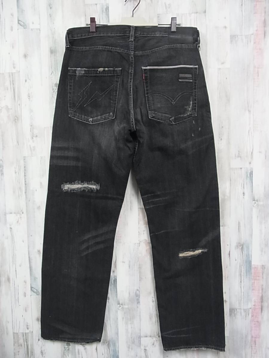 Levi's Fenom フェノム FM207 Crush クラッシュ W34 fm505 FRAGMENTvanquish POOL PARKING 505 visvim GOOD ...