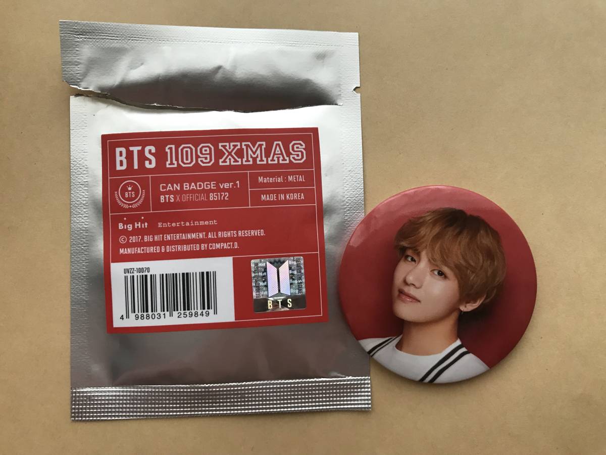 防弾少年団 BTS 109 POP UP STORE ポップアップストア 缶バッジ V(タレントグッズ)｜売買されたオークション情報、yahooの商品情報をアーカイブ公開 - オークファン ...