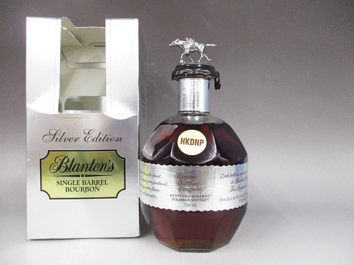 24gf80 Blanton's ブラントン SILVER EDITION シルバーエディション シングルバレル 750ml 古酒 箱付 ...