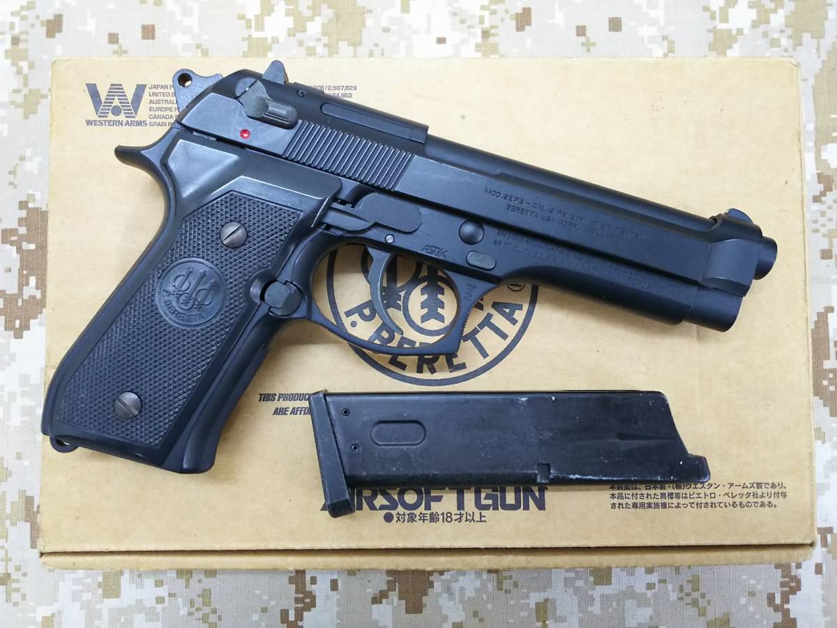 良品 WA BERETTA ベレッタM92FS パーフェクトバージョン ウエスタンアームズ マグナガスブローバックモデル(ガスガン)｜売買され ...