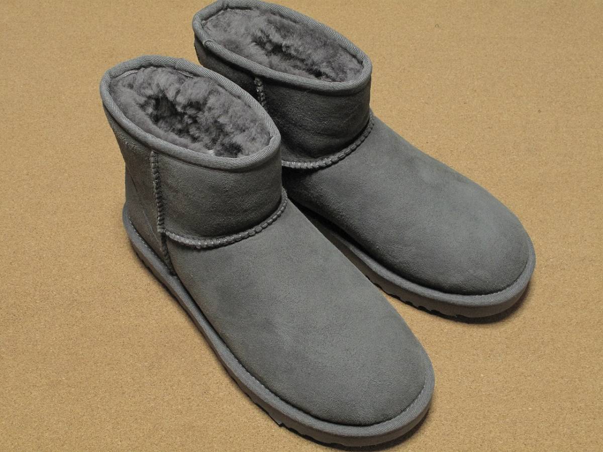 UGGアグ ムートン ブーツ グレー Classic Mini II クラシック ミニ II 25cm US8 レディース 1016222 保管品(US8)｜売買されたオークション情報 ...