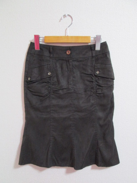 良品 COUP DE CHANCE クードシャンス CdeC マーメイドスカート ひざ丈 カーキ Size38 C‐0053(スカート)｜売買されたオークション情報、yahooの商品情報を ...