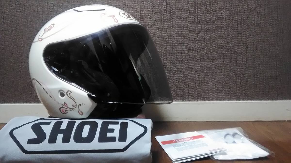 SHOEI ショウエイ J-STREAM Jストリーム AMO アモー ホワイト ジェット ヘルメット Mサイズ 同様 入手困難 Amo アモ ...