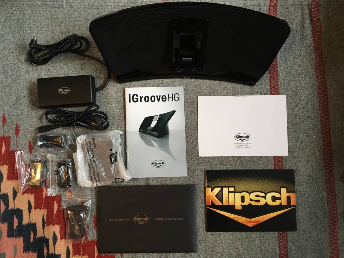 Klipsch iGroove HG クリプシュ BLACK iPhone iPod スピーカー オーディオ 音 確認済み 箱 本体セット ...