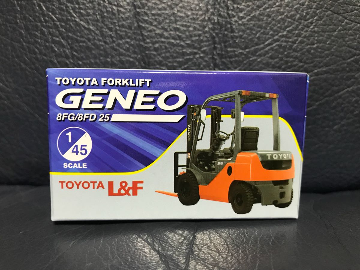 非売品 トヨタ フォークリフト ジェネオ 1／45 GENEO 8FG／8FD 25 ミニカー TOYOTA L＆F プルバックカー 期間限定 ...