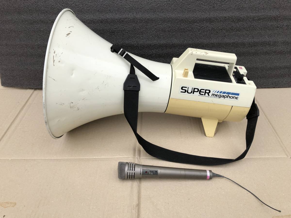 SUPER MEGAPHONE UNI-PEX TW-920/C12 拡声器 動作(スピーカー)｜売買されたオークション情報、yahooの商品 ...