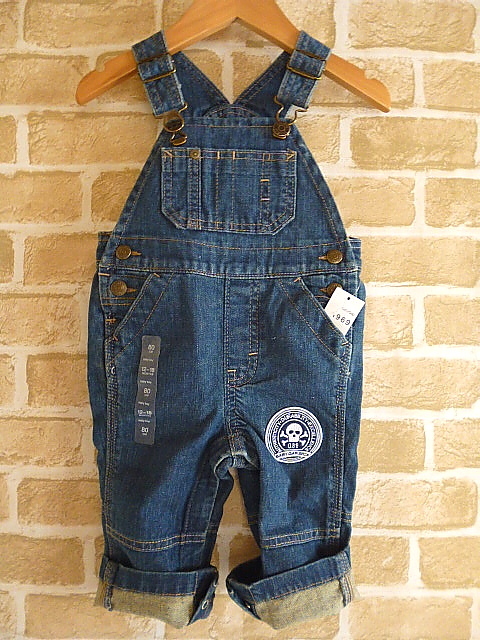 709 品 baby Gap オーバーオール サロペット スカイ デニム 80cm 12-18M ベビーギャップ(80（75～84cm）)｜売買されたオークション情報、yahooの商品情報を ...