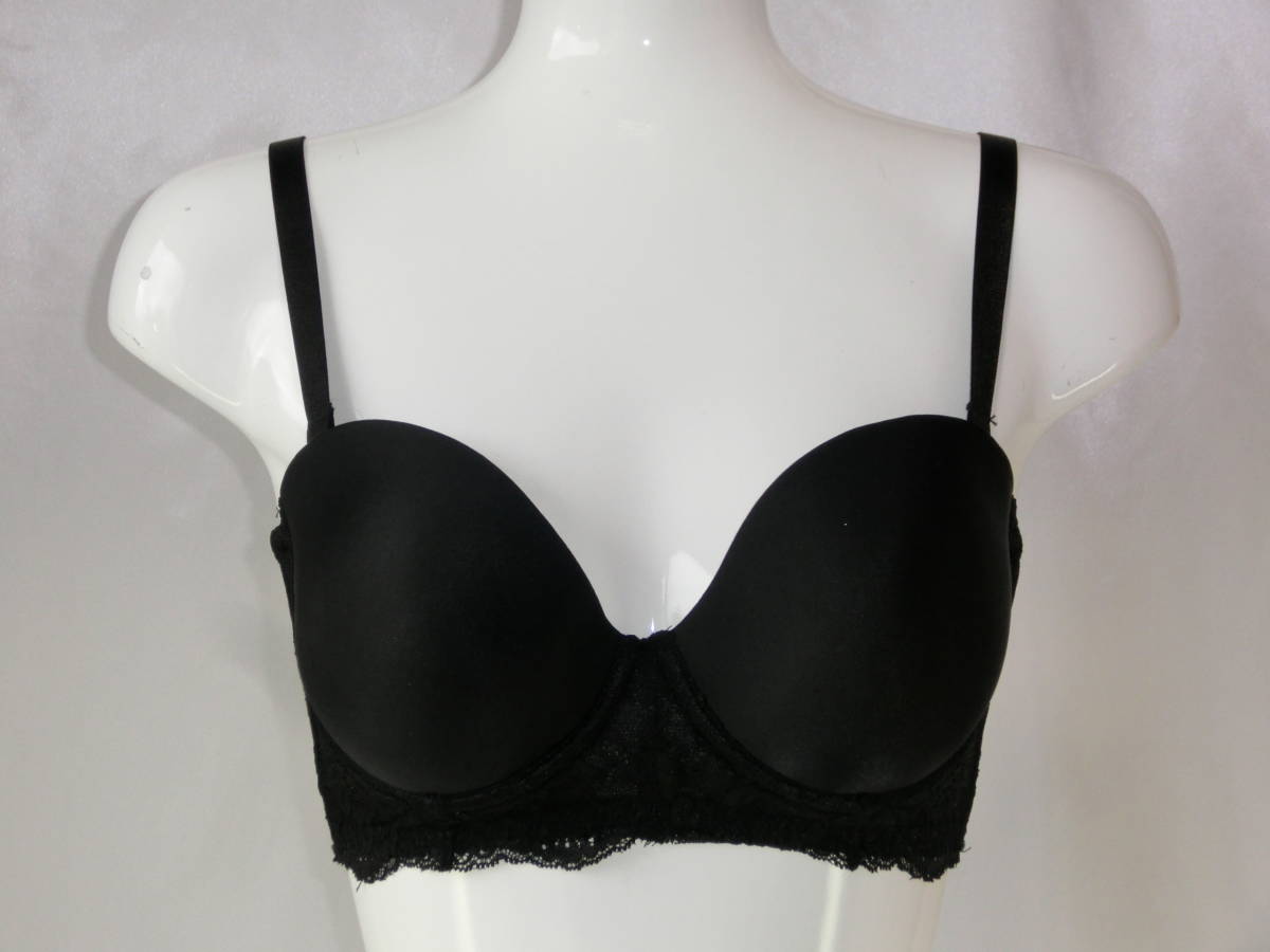 C75 ブラック ハーフカップモールドブラ 62－4(75)｜売買されたオークション情報、yahooの商品情報をアーカイブ公開 - オークファン（aucfan.com）