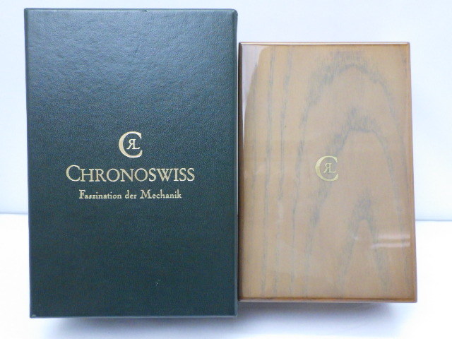 No267 CHRONOSWISS クロノスイス 木箱 BOX 箱(クロノスイス)｜売買されたオークション情報、yahooの商品情報を ...