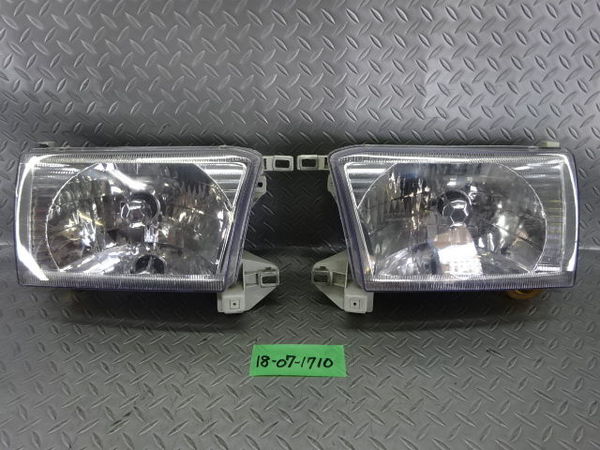 社外品 RZN180 RZN185 180系 ハイラックスサーフ ヘッドライト クリスタルレンズ クリアレンズ 左右セット 訳アリ ...