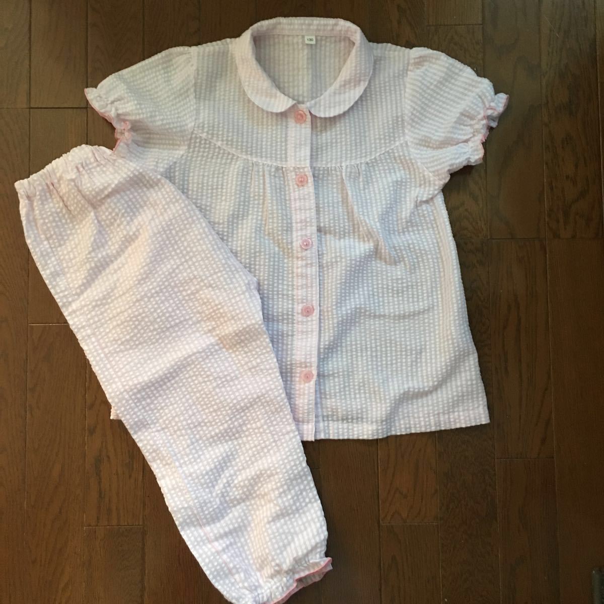 ピンクストライプ 半袖パジャマ 130(130（125～134cm）)｜売買されたオークション情報、yahooの商品情報をアーカイブ公開 - オークファン（aucfan.com）