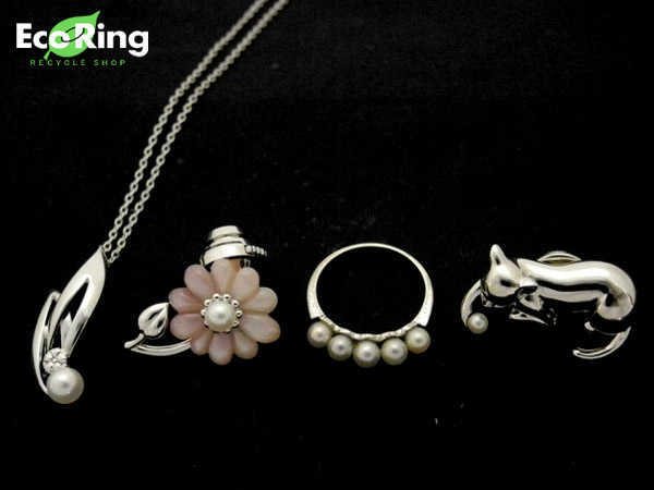 1円 田崎 ミキモト SV等 ピンバッチ リング ネックレス 計4点セット AI996(指輪)｜売買されたオークション情報、yahooの商品 ...