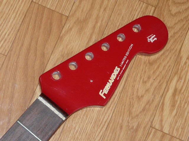 FERNANDES FST NECK クローシャンヘッド フェンダーヘッド ストラトネック RED(ネック)｜売買されたオークション情報 ...