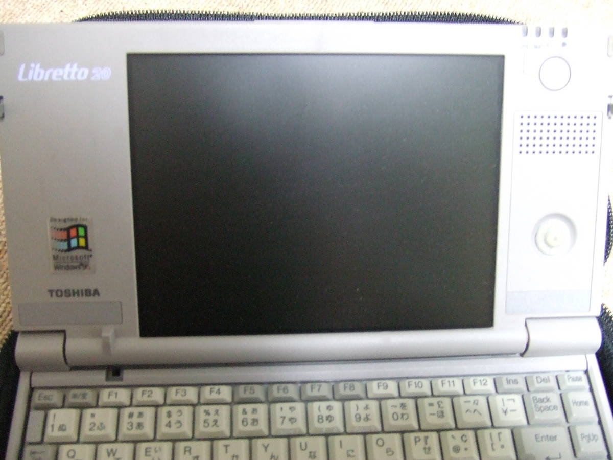 E399 Toshiba 東芝 Libretto 20 CTA Windows95 未確認 ジャンク扱い(12インチ未満)｜売買された ...