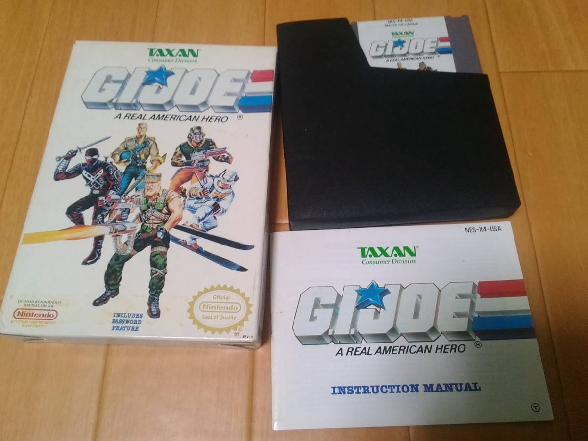 NES 北米版 ファミコンソフト GI JOE GI ジョー 箱 説明書付き(アクション)｜売買されたオークション情報、yahooの商品情報を ...