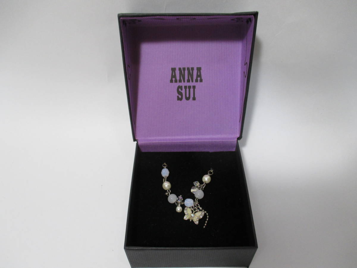 21650 Anna Sui アナスイ ブレスレット 蝶々 バタフライ モチーフ 純正外箱付きその他｜売買されたオークション情報