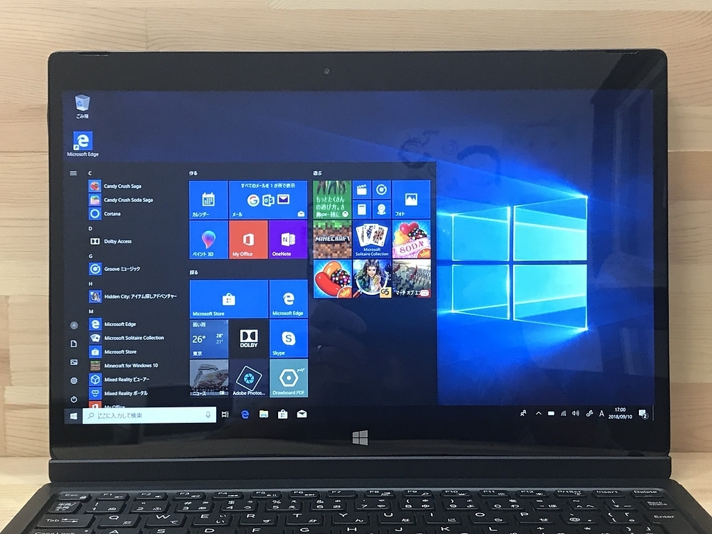 Win10 Pro DELL XPS 12 9250 5J31HC2 Core m5-6Y57 8GB SSD 256GB タッチパネル ...