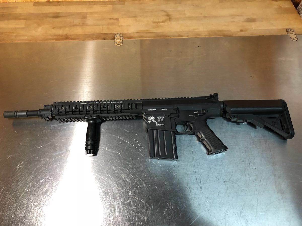 KM 22176 7.62MM STONER RIFLE SR-25 KM22176 ジャンク品/02(電動ガン)｜売買されたオークション情報 ...