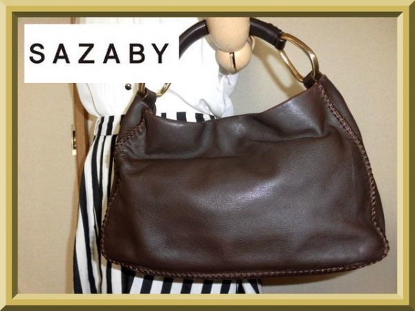 ⑤ SAZABY サザビー レザーバッグ bag b(かばん、バッグ)｜売買されたオークション情報、yahooの商品情報をアーカイブ公開 ...