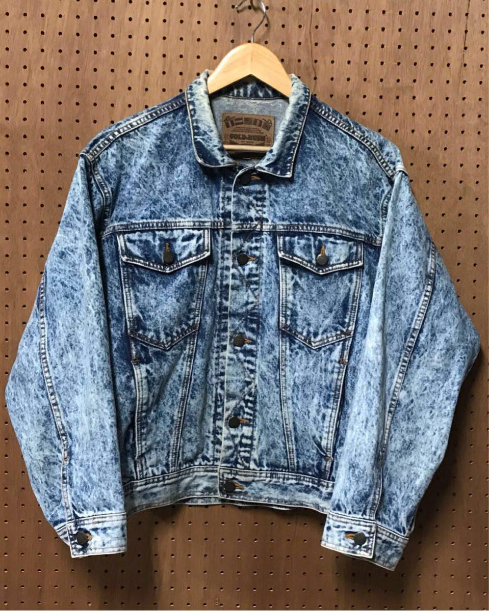 エドウィン 9107 Gジャン size M ケミカルウォッシュ ゴールドラッシュ 80's ヴィンテージ オールド デニムジャケット(ジャケット、上着)｜売買されたオークション情報 ...