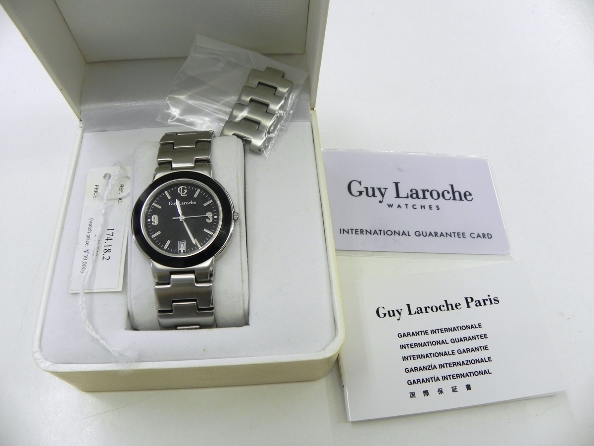 Guy Laroche ギラロッシュ 腕時計(3針＋カレンダー)｜売買されたオークション情報、yahooの商品情報をアーカイブ公開 - オークファン（aucfan.com）