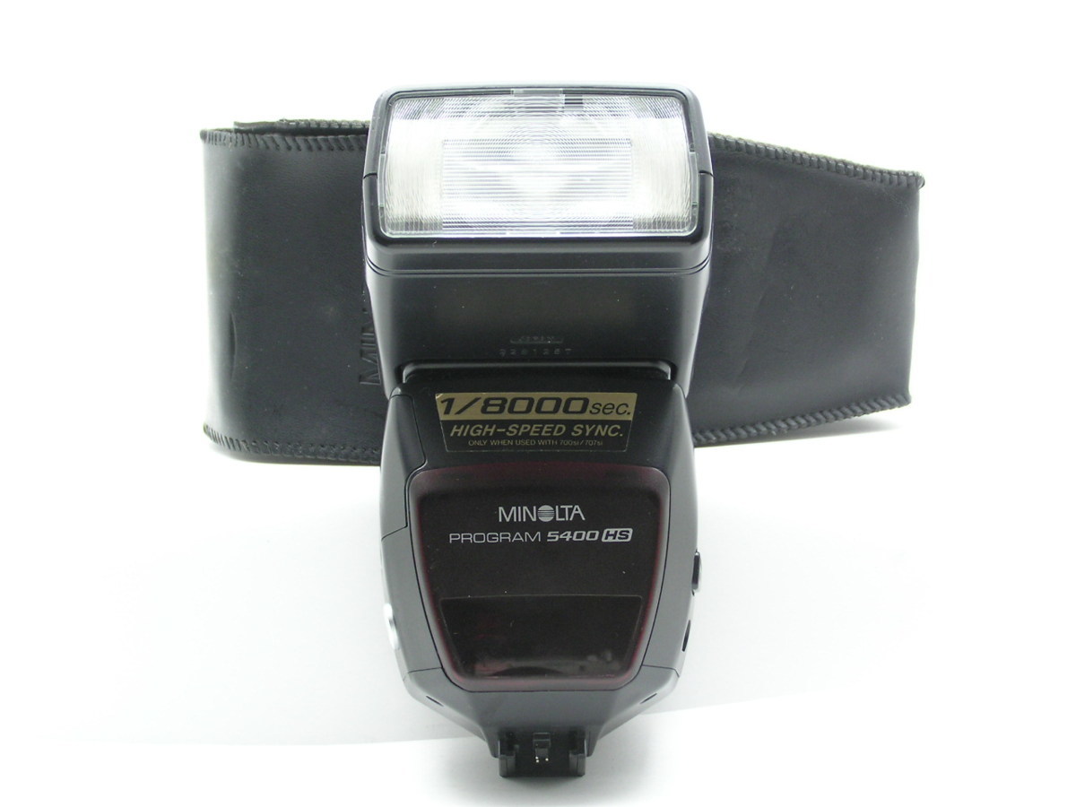 ハローカメラ 7501 MINOLTA ストロボ PROGRAM 5400 HS Case付 難有 発行確認 フィルムカメラ用(コニカミノルタ用)｜売買されたオークション情報、yahooの商品 ...