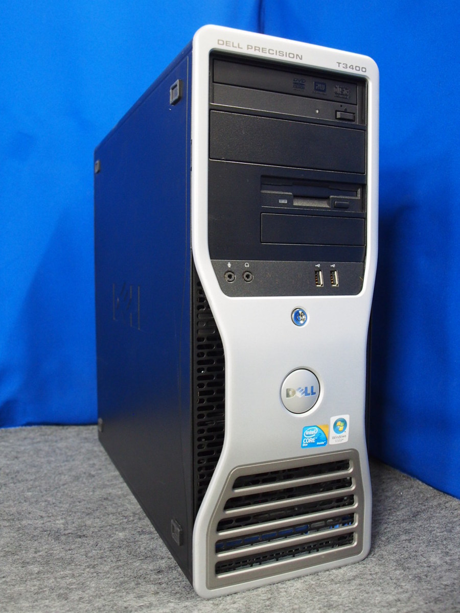 DELL PRECISION T3400 Core2Duo E8500 3.16GHz 2GB DVDスーパーマルチ NVIDIA ...