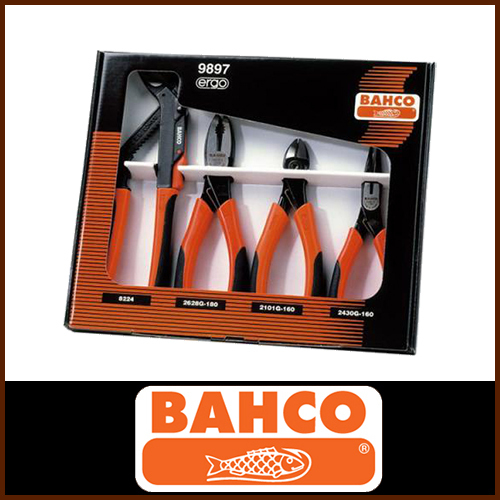 プライヤーセット 4本 ウォーターポンププライヤー ニッパー 強力型ペンチ ラジオペンチ プライヤーレンチ スナップオン バーコ BAHCO ...