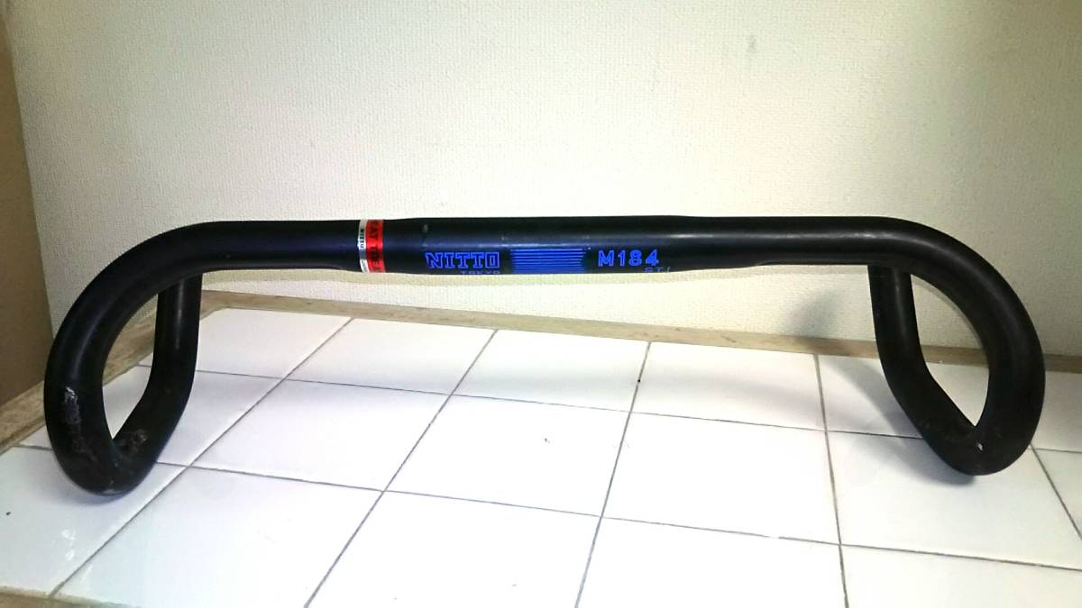 NITTO / ドロップハンドルバー / ブラック / M184 ST1 / アルミ(ドロップハンドル)｜売買されたオークション情報 ...