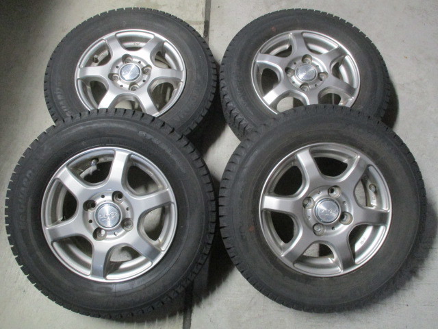 ♂3271 LAYCEA ザッツ エッセ バモス エブリィ キャリィ 等 12インチ アルミホイール 145/80R12 iceGUARD(スタッドレスタイヤ)｜売買されたオークション情報 ...