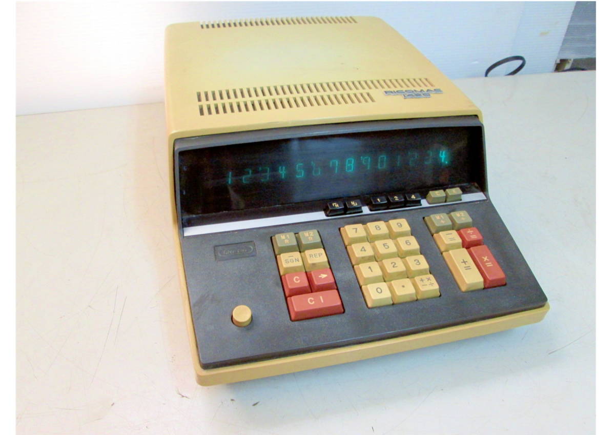 901036 計算機 RICOH リコー RICOMAC リコマック 1420 14桁 1969年 電卓 レトロ 昭和(電卓)｜売買された ...