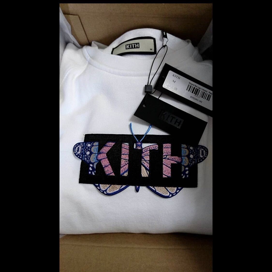 Mサイズ Kith Monarch Classic Box Logo Crewneck White Kith Monday Program(M ...