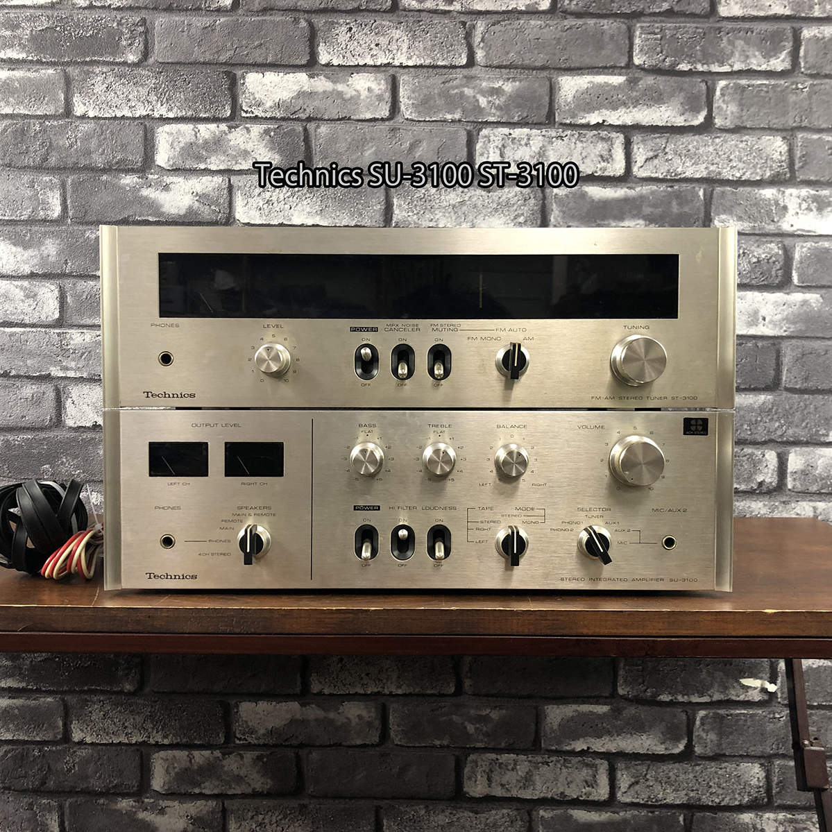 Technics テクニクス ソリッドステート プリメインアンプ SU-3100 FM/AMチューナー ST-3100 オーディオ 機器 機材 ...
