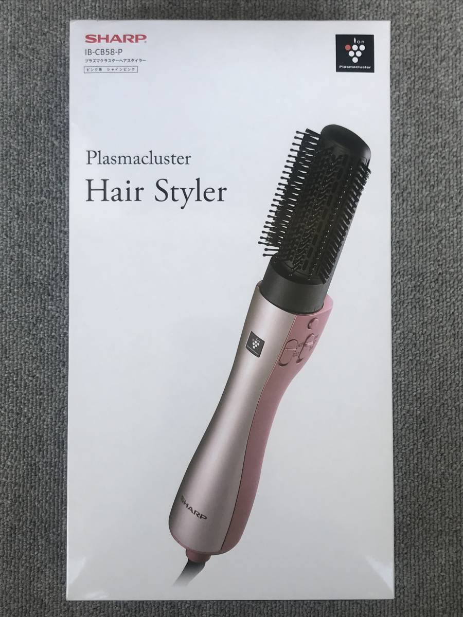 SHARP シャープ プラズマクラスターヘアスタイラー IB-CB58-P ピンク系シャインピンク IB-CB56の新製品(その他)｜売買されたオークション情報、yahooの商品情報を ...